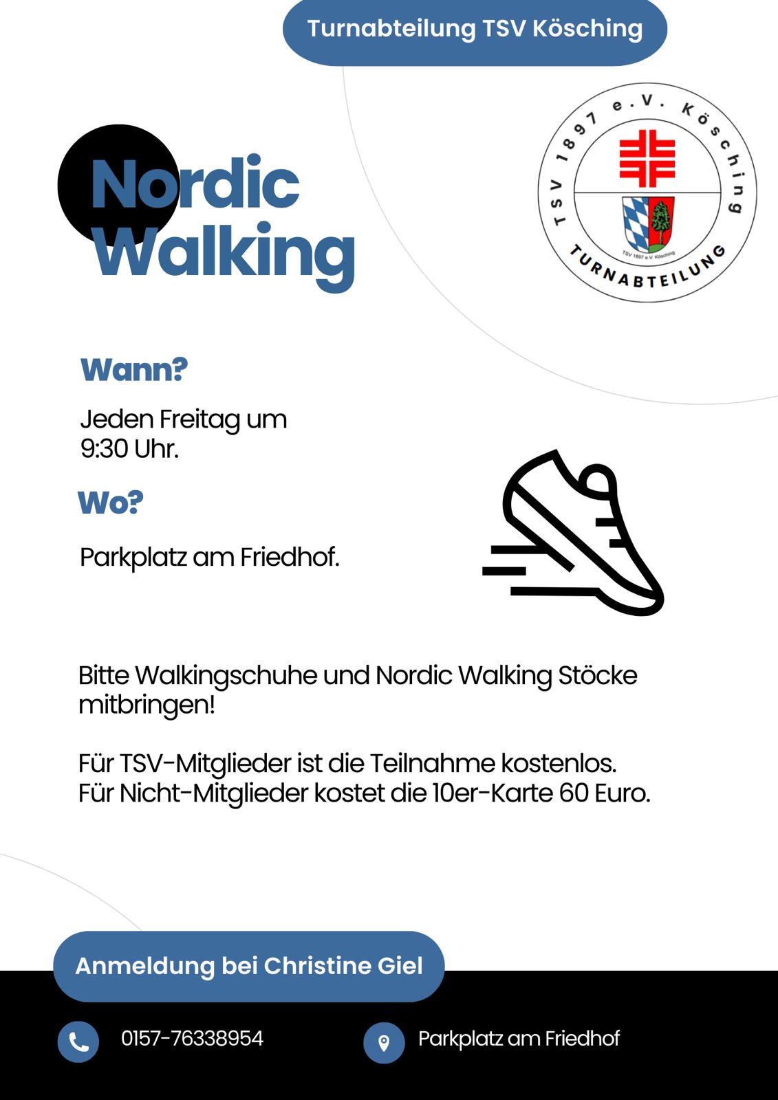 Nordic Walking 2025 - TSV Kösching